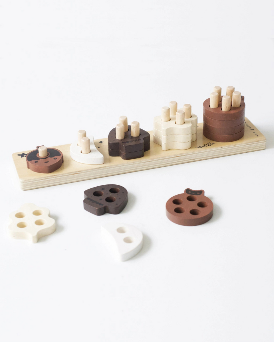 Count and Stack Toy | Wee Gallery Stacking Toy – jamison&bexley